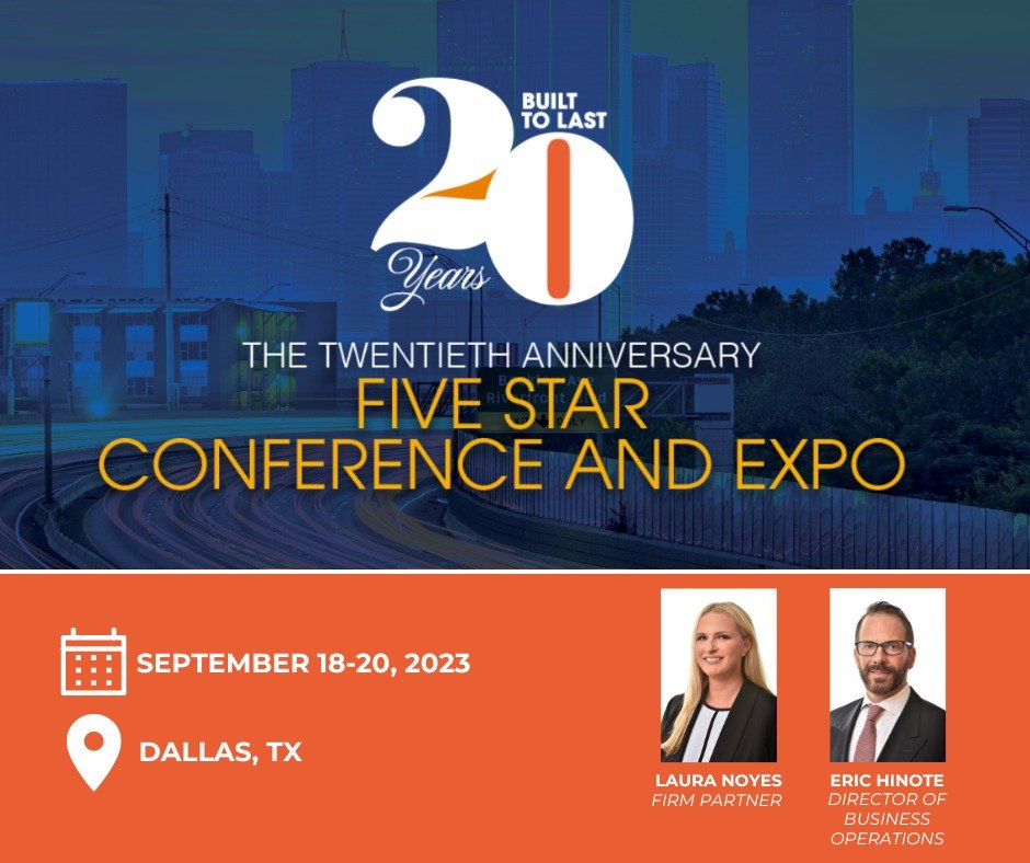 Five Star Conference and Expo in Dallas, TX - Kass Shuler Law Firm
